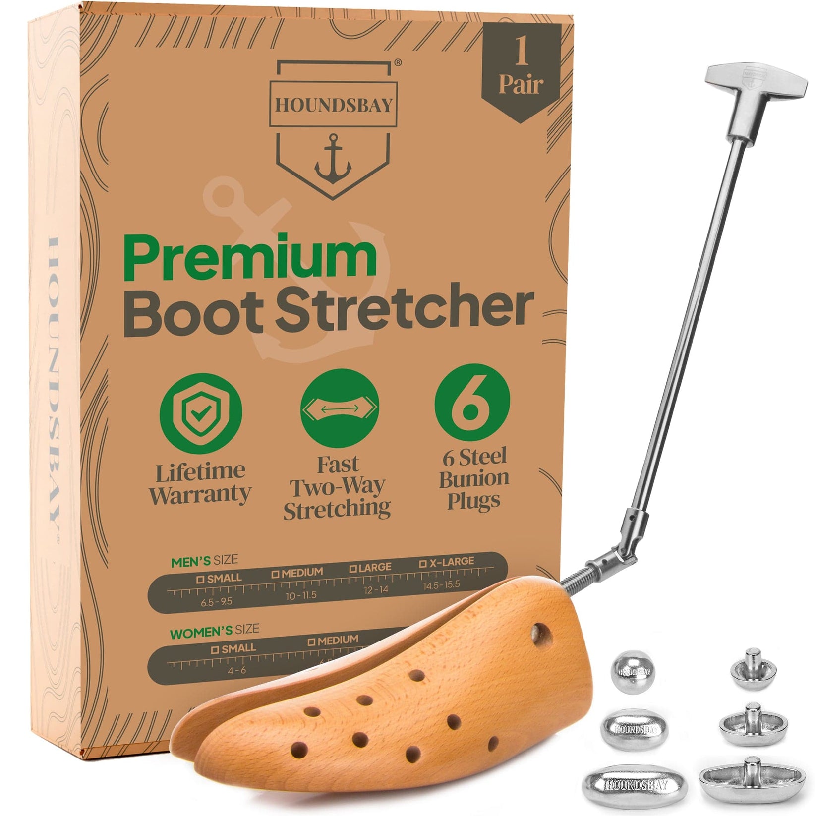 The Boxer - Heavy-Duty Professional Boot Stretcher by HOUNDSBAY