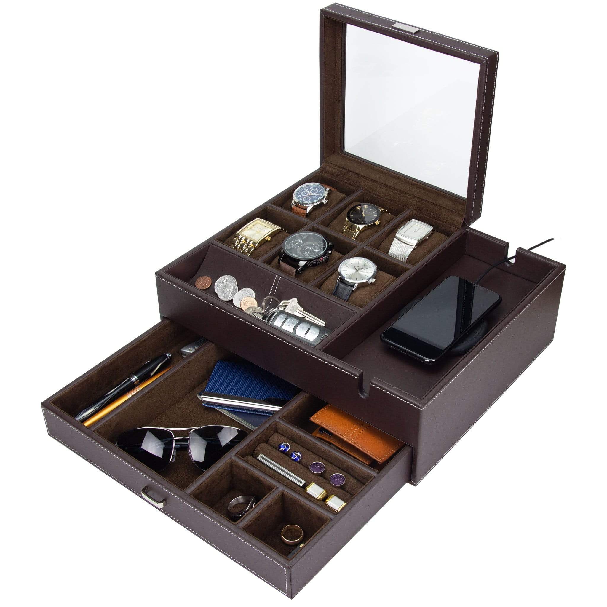 Commander Valet - Dresser Valet & Watch Box Combo – HOUNDSBAY